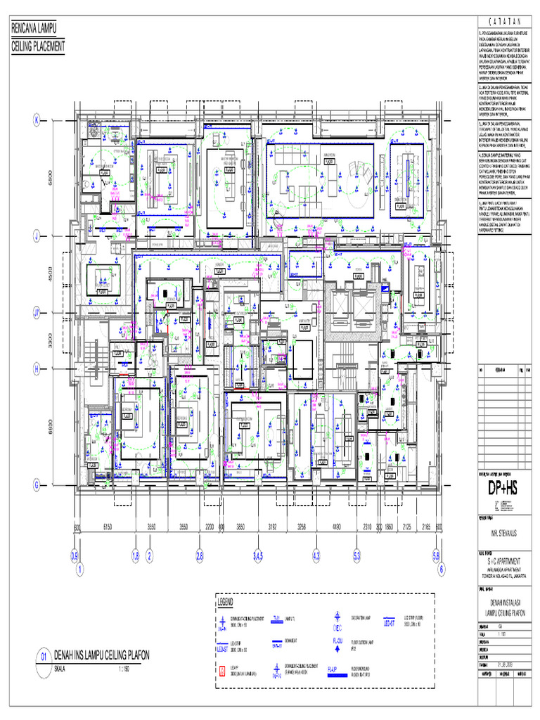 01.Denah Ins.lampu Ceiling Plafon | PDF