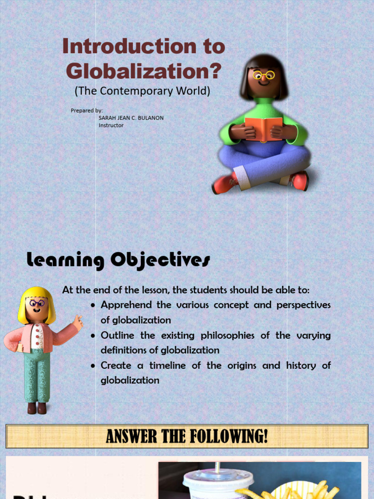 Lesson 2 - Globalization | PDF | Globalization | Skepticism