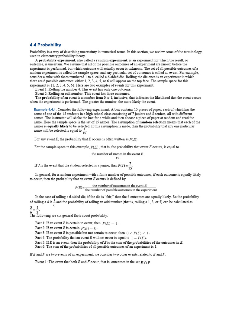 Probability | PDF | Probability Distribution | Probability