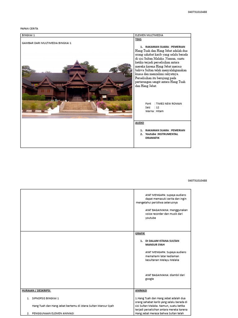 Pertarungan Hang Tuah dan Hang Jebat | PDF