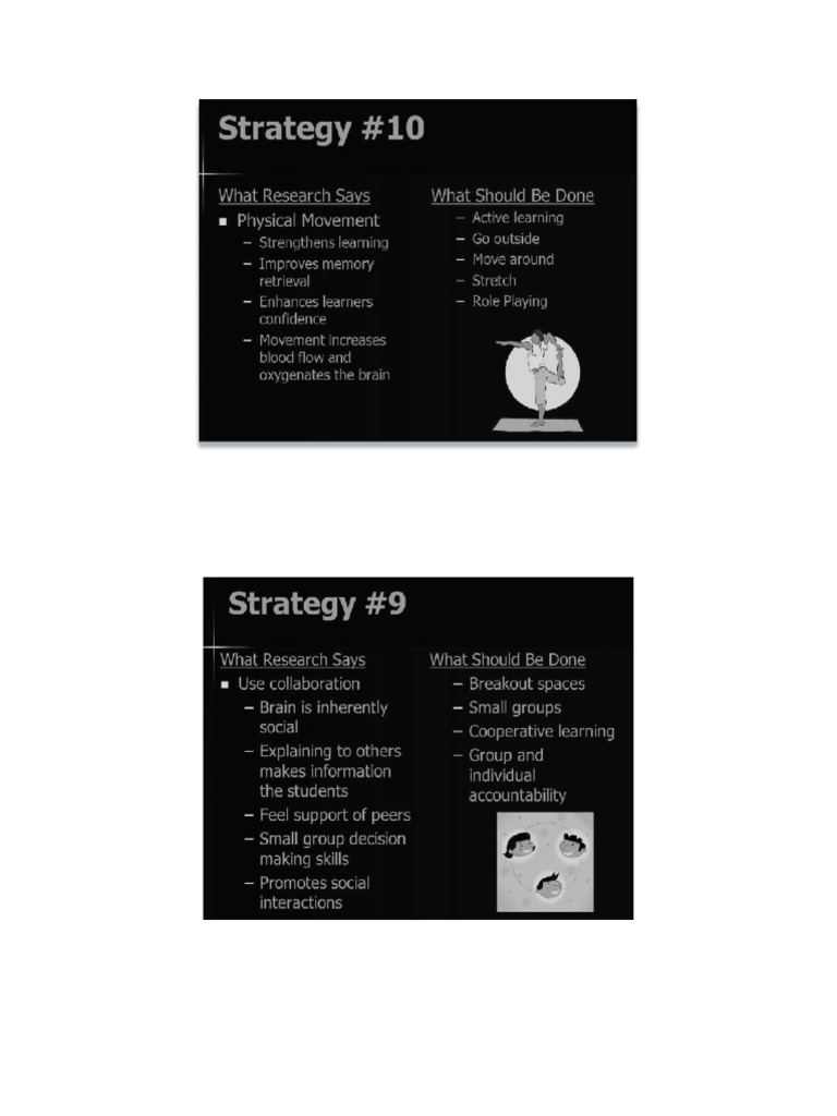 Brain Based Learning Strategies | PDF