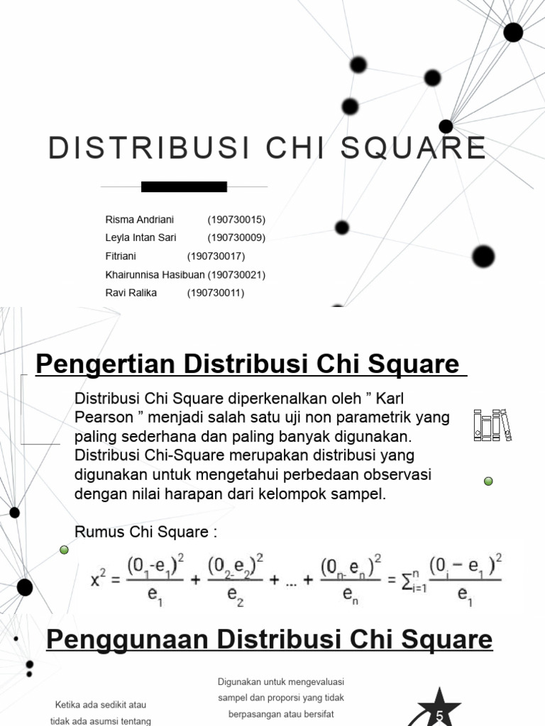 ppt distribusi Chi Square | PDF