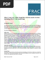 Frac Code List 2023 - Final | PDF | Fungicide | Biochemistry