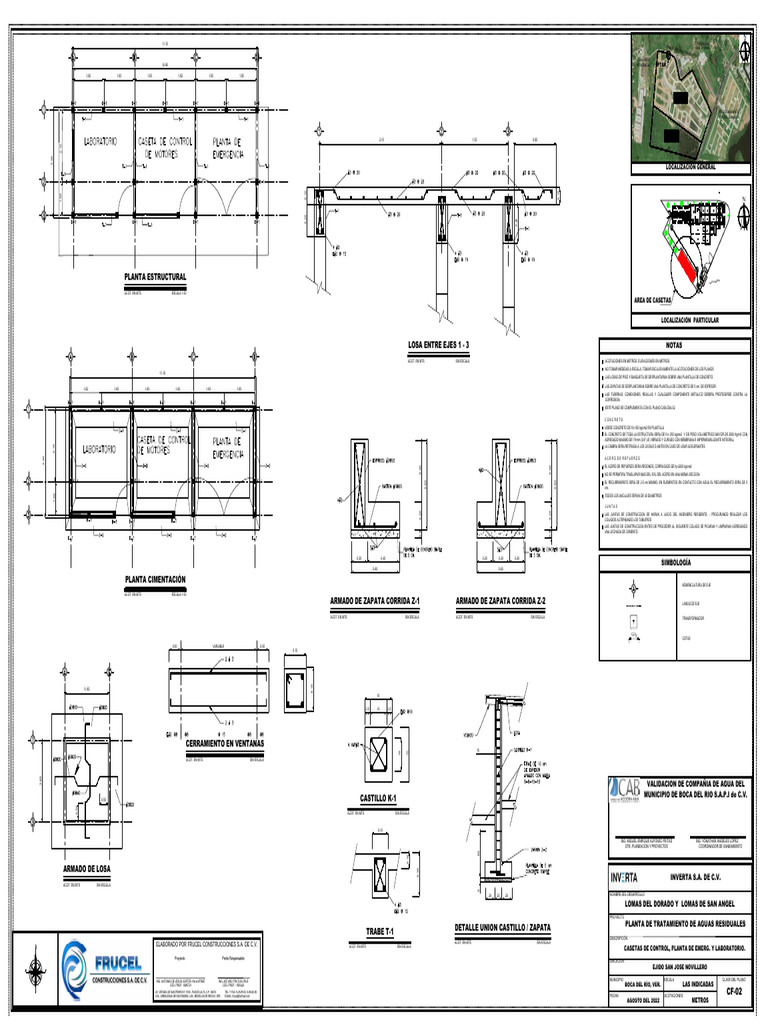 CF 01 - 02 Caseta de Control, Emergencias y Laboratorio-Estructural Casetas | Descargar gratis ...