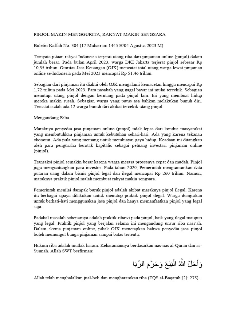 Pengajian Malam Ahad | PDF