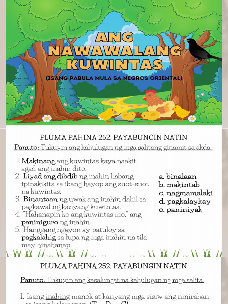 Ang Nawawalang Kuwintas | PDF