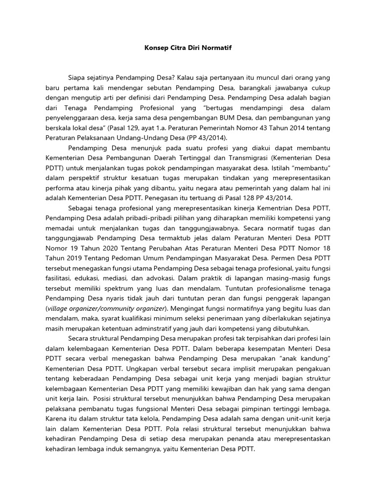 #4 Konsep Citra Diri Normatif | PDF