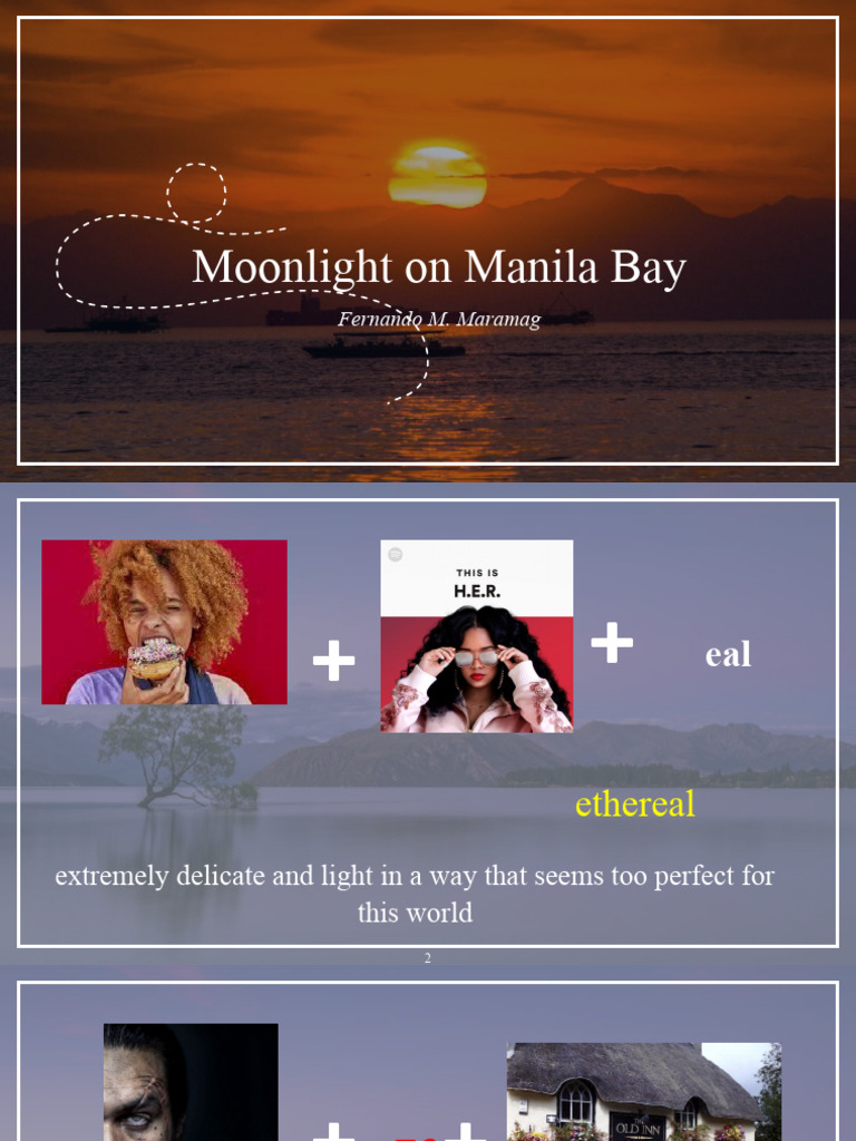 Moonlight in Manila Bay | PDF | Poetry
