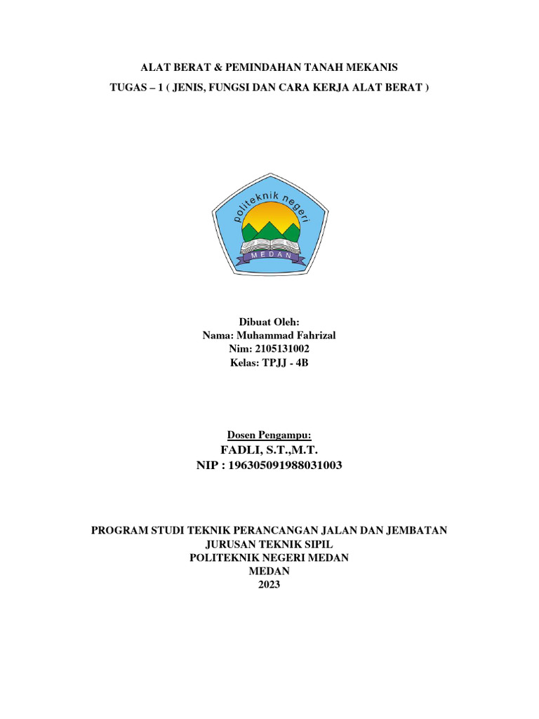 Tugas Alat Berat | PDF