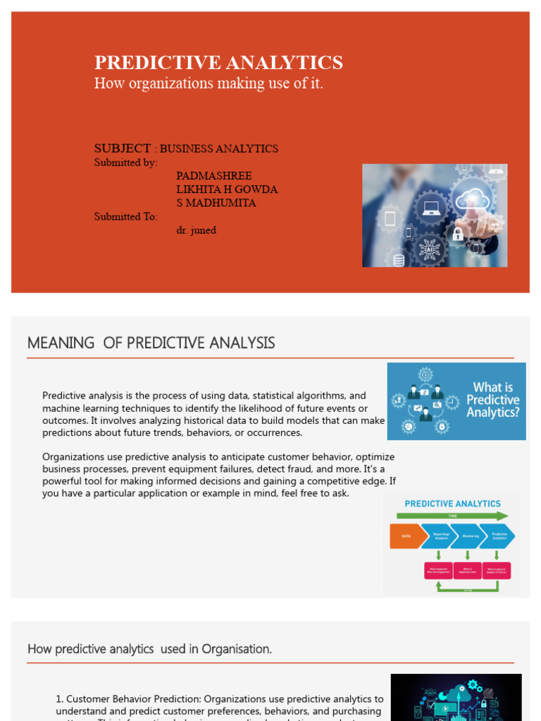 Predictive Analytics | PDF | Predictive Analytics | Analytics