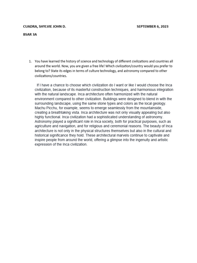 Cuadra Jshylvie John STS M1 | PDF | Science | Deforestation