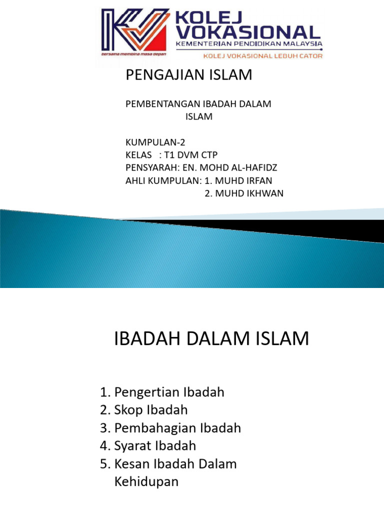 Konsep Ibadah Dalam Islam | PDF | Pengembangan Diri | Agama & Spiritualitas