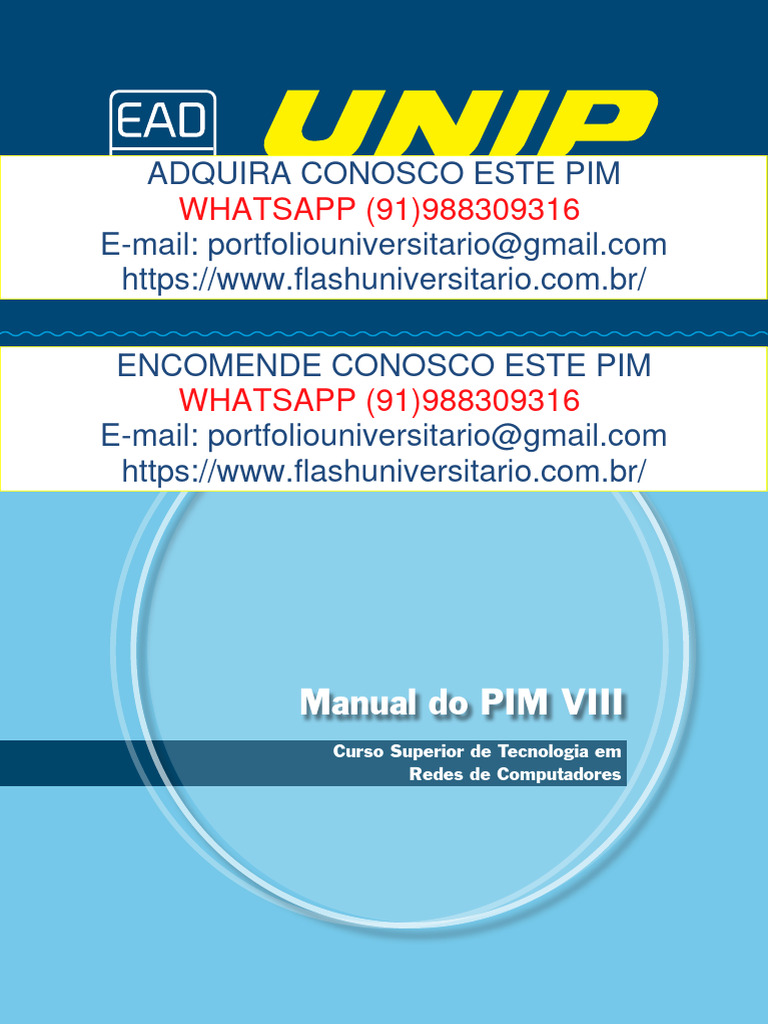 Manual Do Pim Viii | PDF | Citação | Rede de computadores