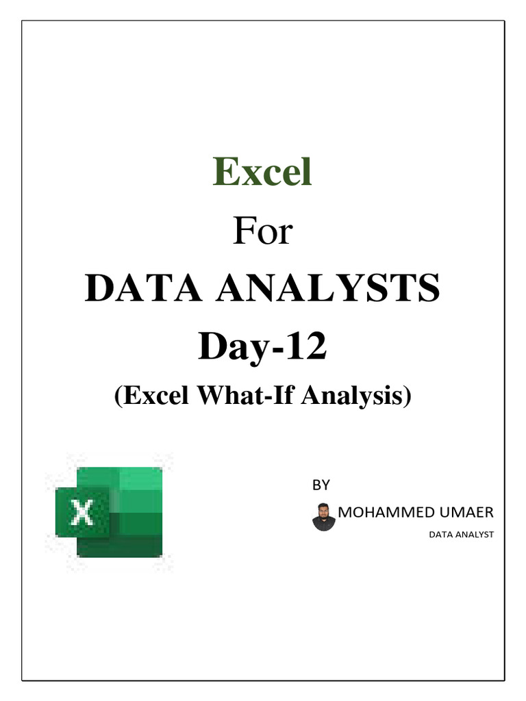 Excel | PDF | Data Analysis | Microsoft Excel