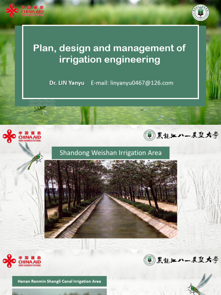 Irrigation Engineering Planning Guide | PDF | Irrigation | Canal