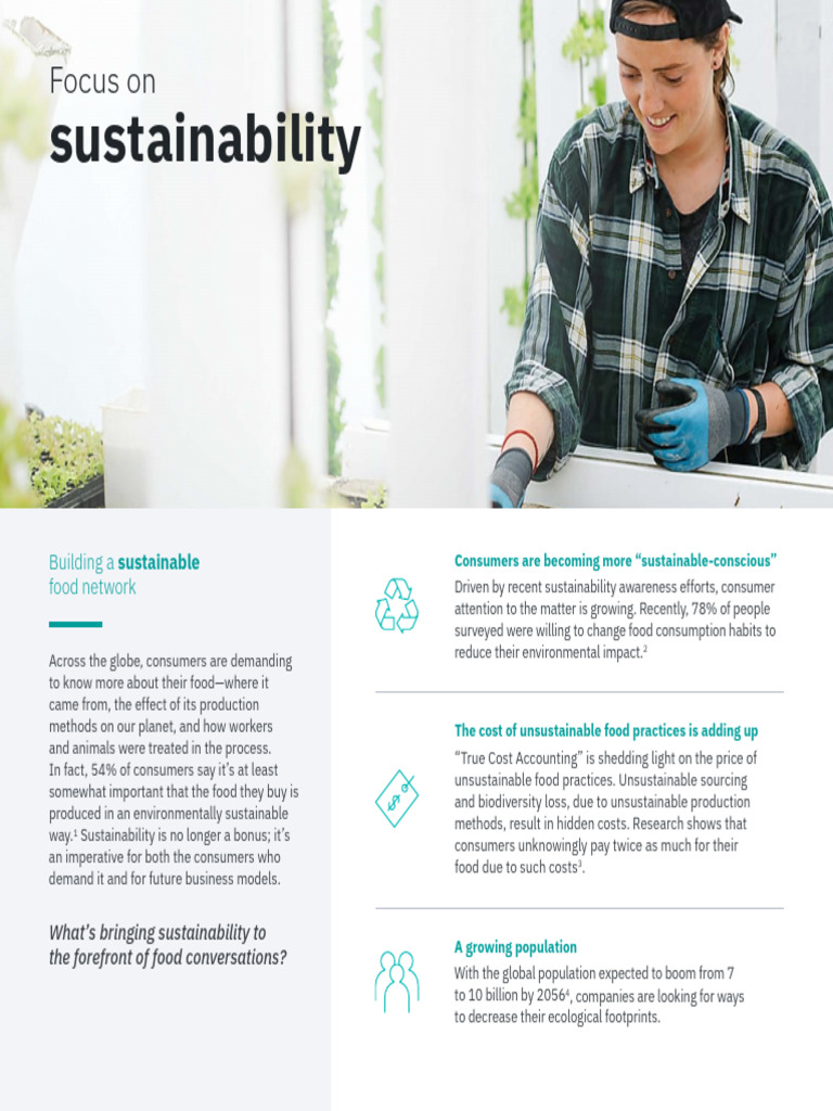 Focus On Sustainability | PDF | Sustainability | Economy And The ...