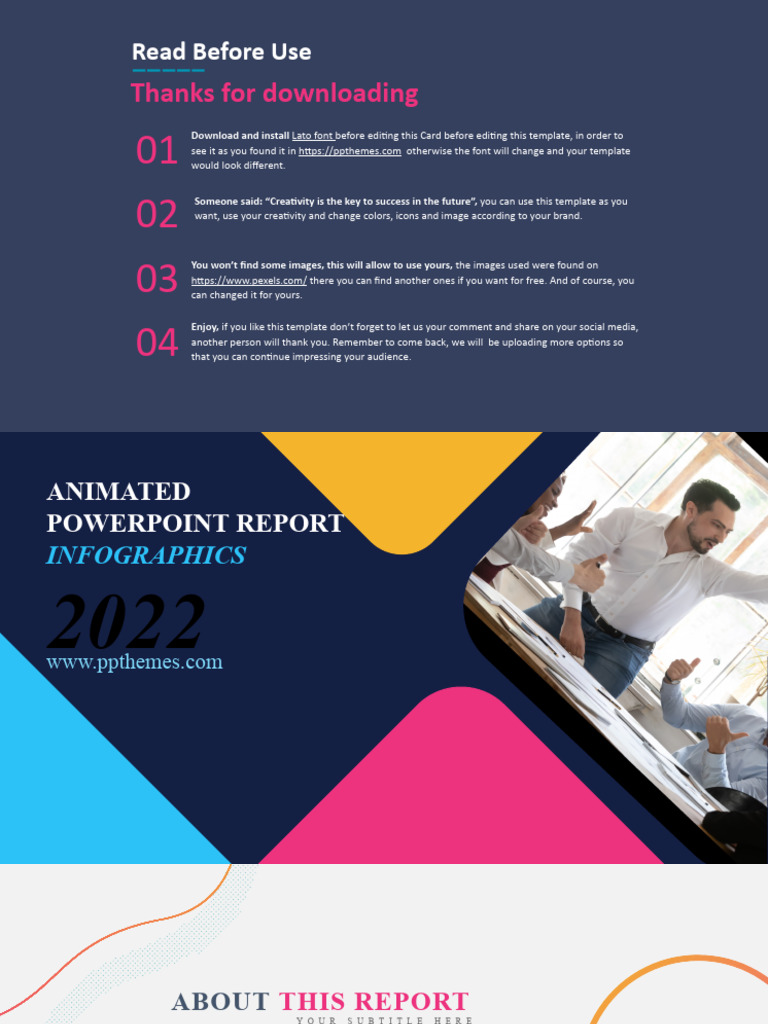 Ppthemes Creative Report Powerpoint Templates | PDF