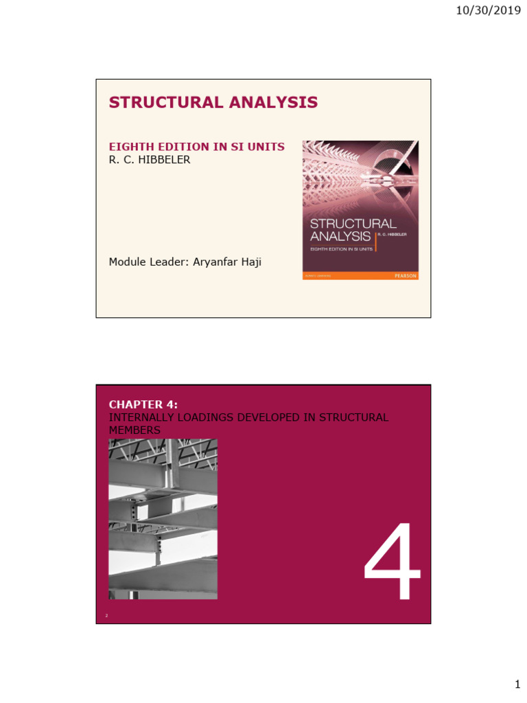 CH 4 | PDF | Beam (Structure) | Structural Analysis