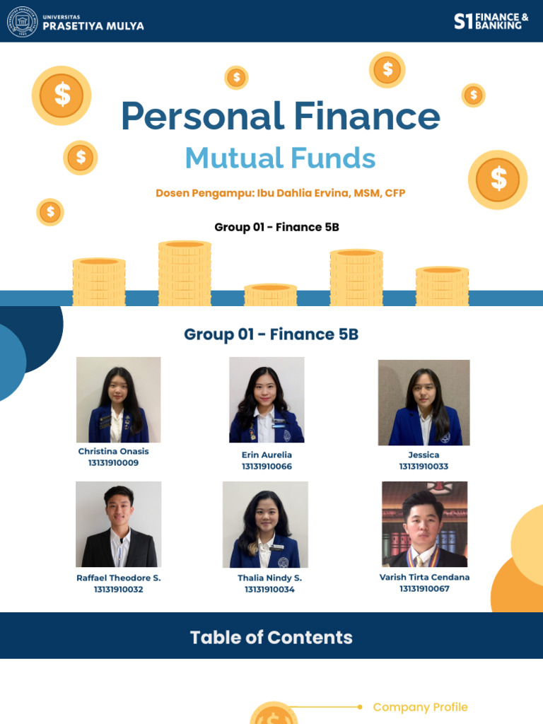 Personal Finance Weekly Presentation Mutual Funds | PDF