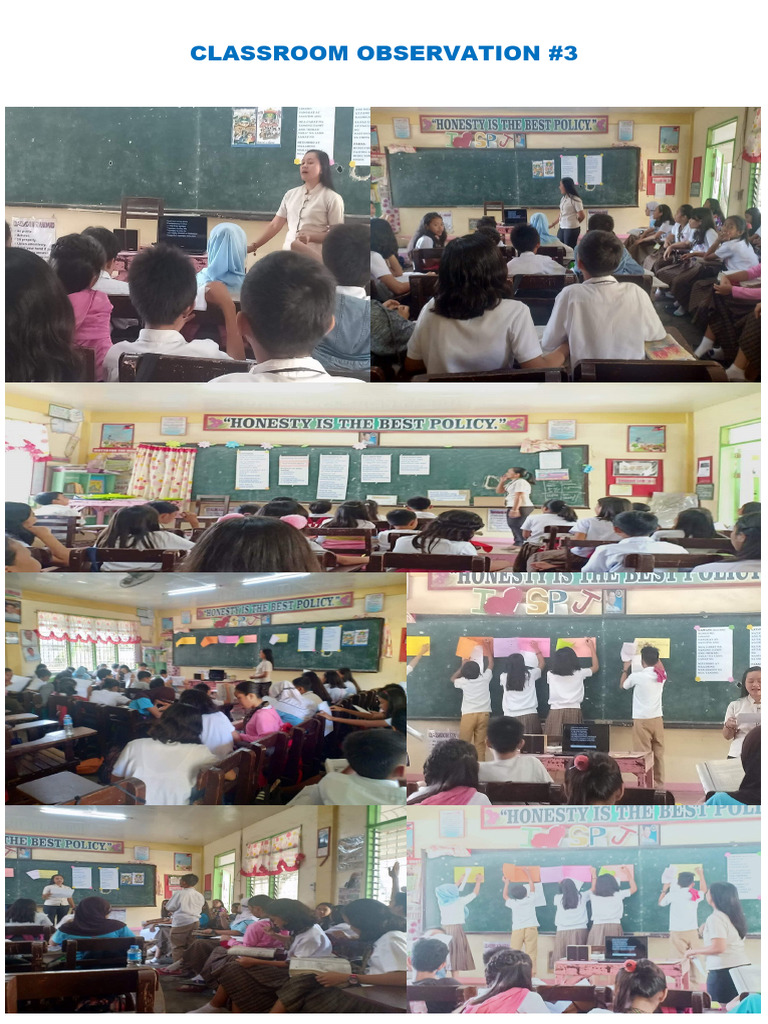 Classroom Observation#1 | PDF