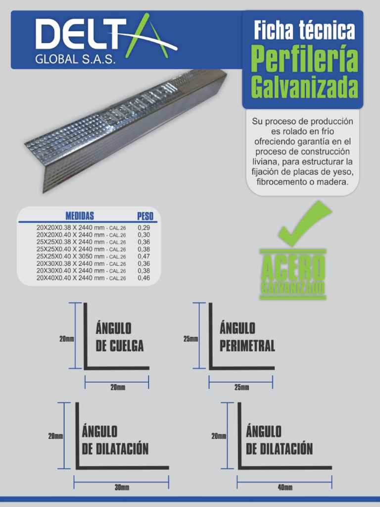 Ficha Angulo Perimetral | PDF