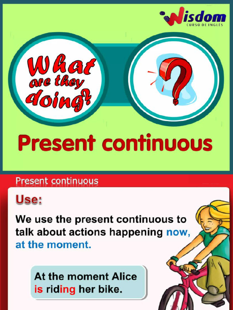 Present Continuous | PDF