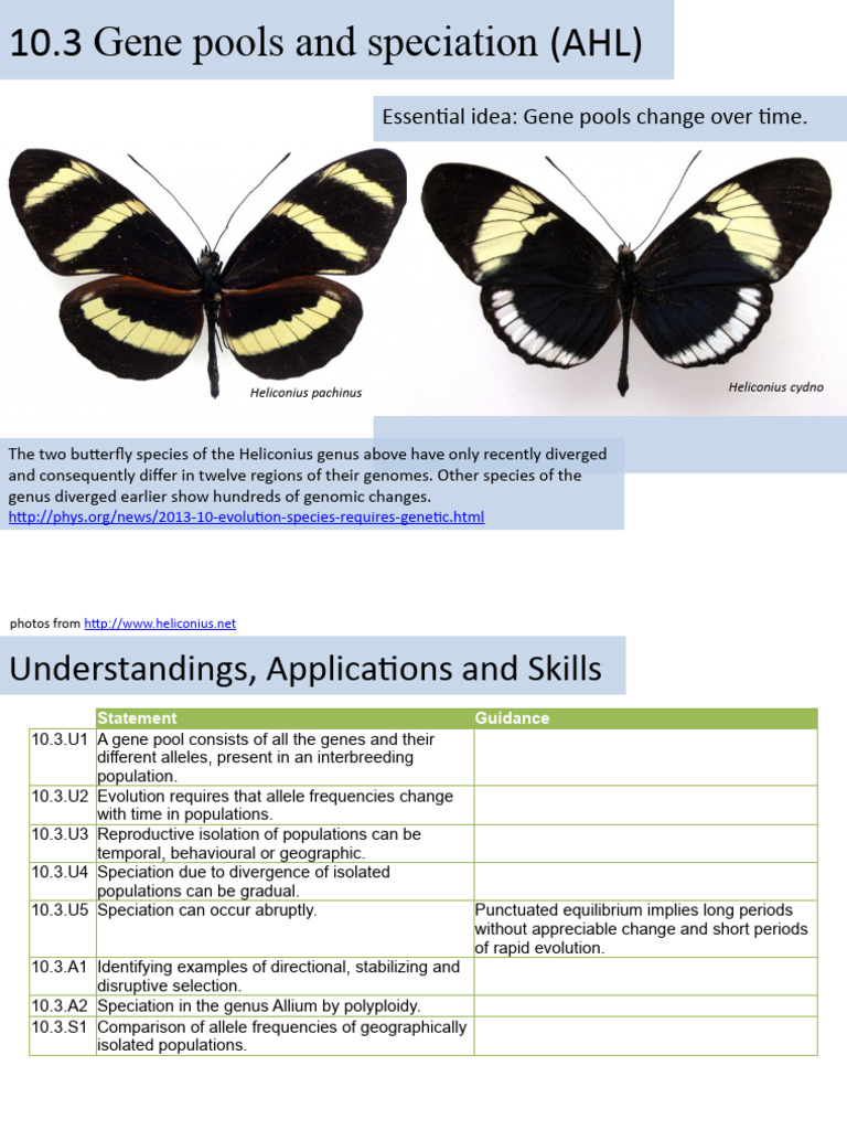 10.3 Gene Pools and Speciation | Download Free PDF | Ploidy | Natural Selection