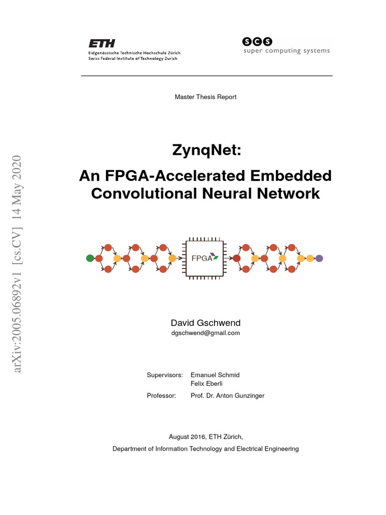 Zynqnet: An Fpga-Accelerated Embedded Convolutional Neural Network ...
