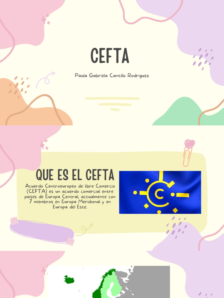CEFTA: Comercio y Desarrollo Europeo | PDF | Economias | Relaciones Internacionales