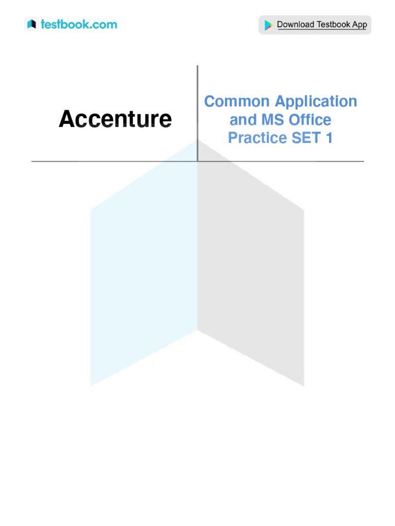 Accenture Common Application and Ms Office Practice Set 1 35f8c0c2 ...