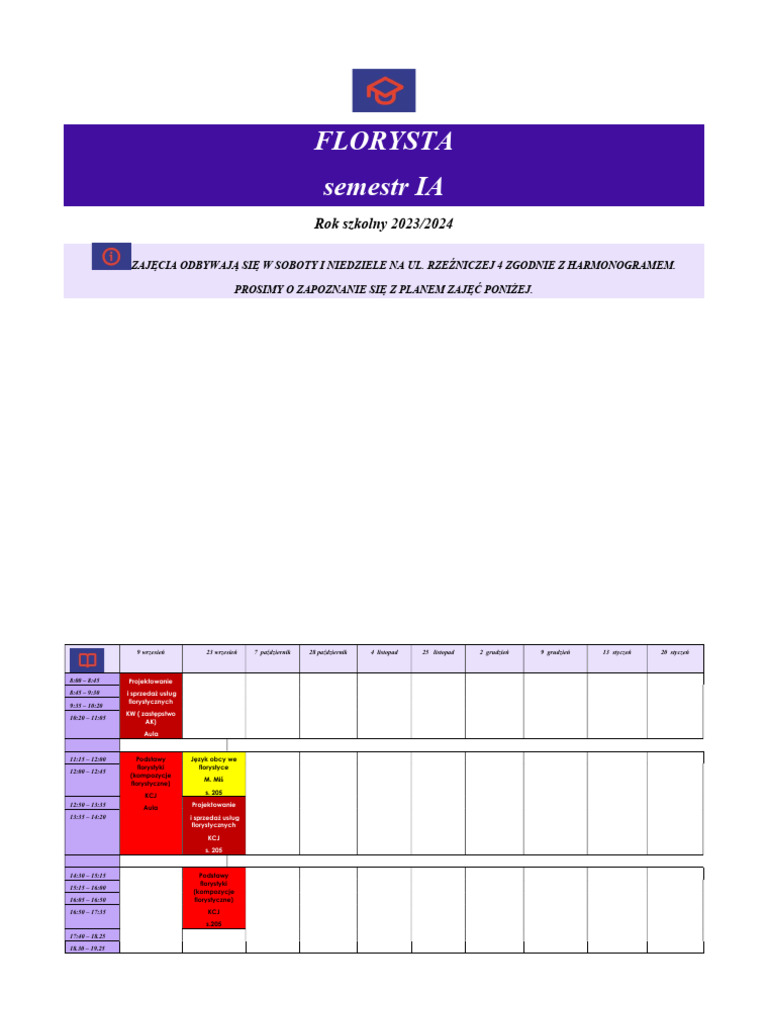 Florystyka 1a | PDF