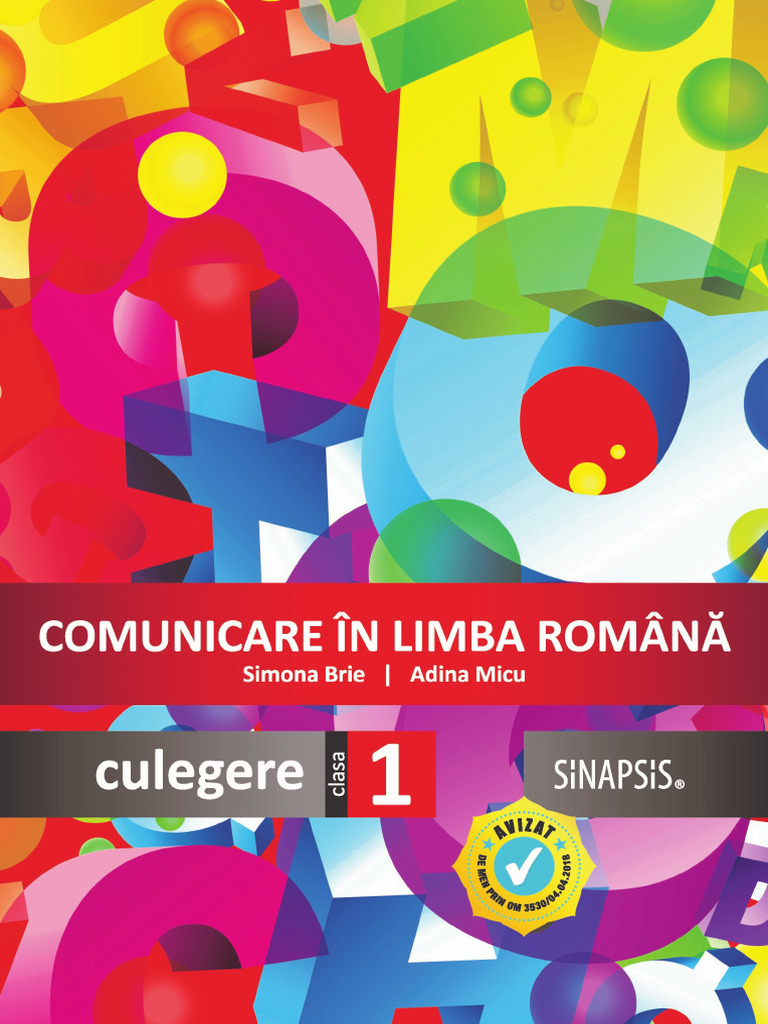 Comunicare in Limba Romana-Culegere-Clasa I | PDF