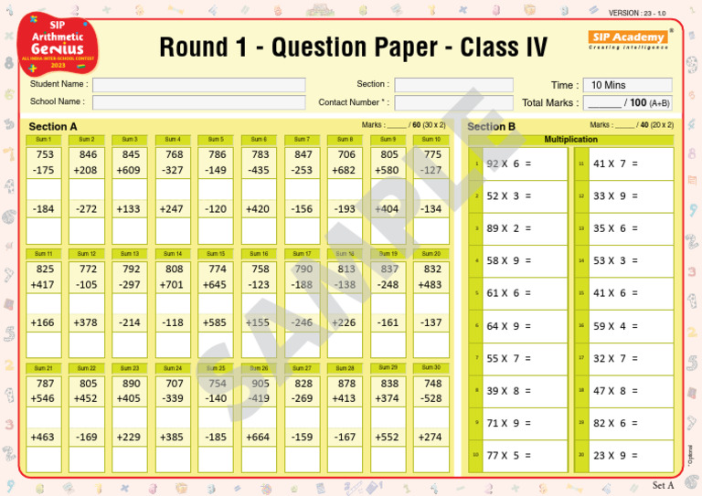 AGC 2023 R1 QP Class 4.fd0e2451 | PDF