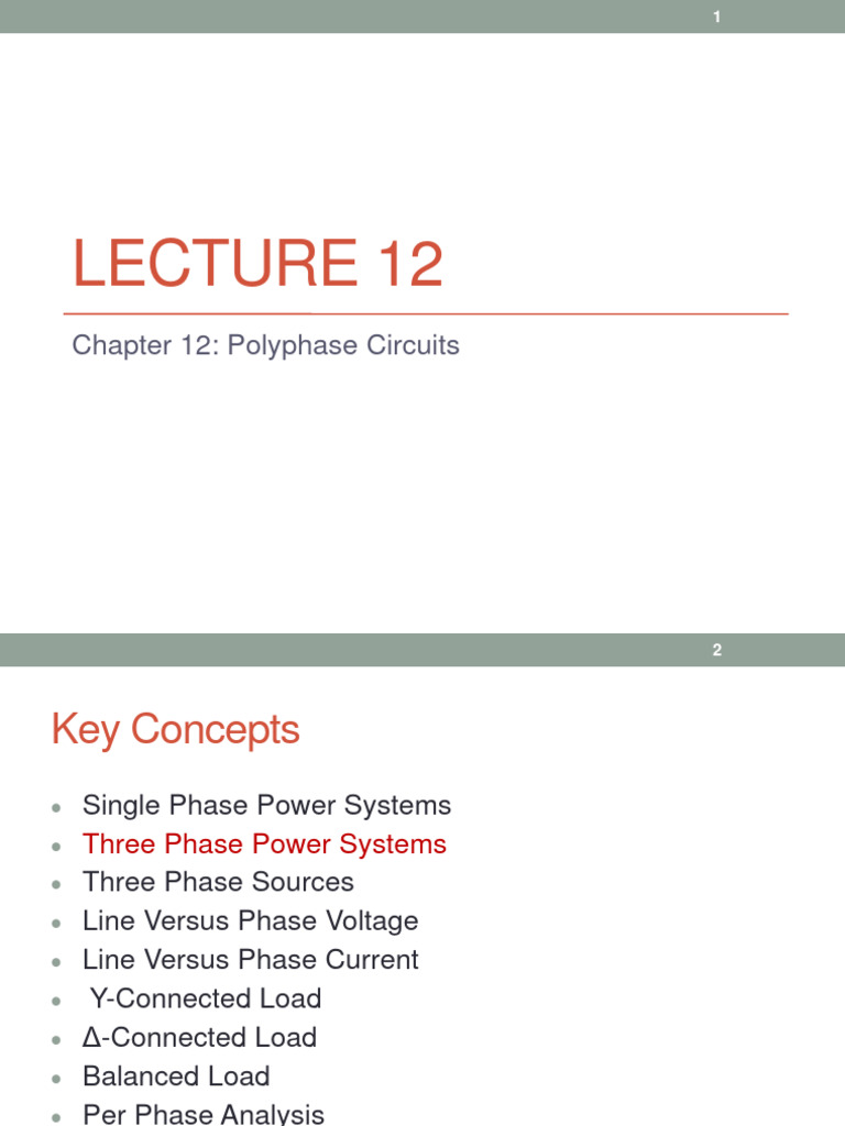 Y-Y Connection in Three-Phase Systems | PDF | Electrical Impedance ...