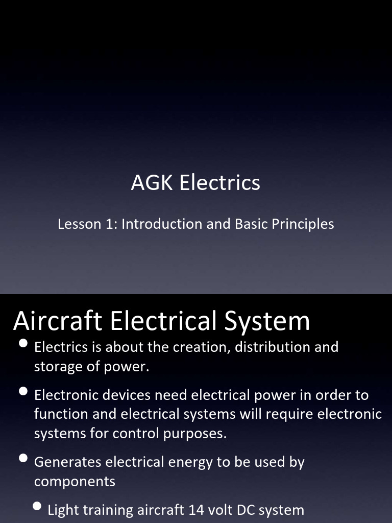 AGK - Electrics 1 Introduction S1 | PDF | Electric Current | Electron