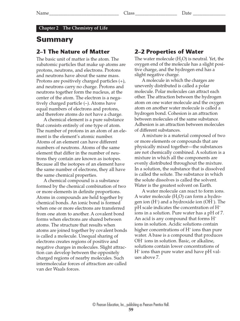 Chapter 2 Workbook | PDF | Chemical Bond | Chemical Compounds