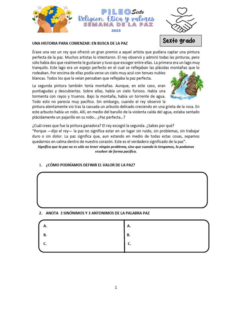 Pileo Sexto Parte 1 | PDF | Paz