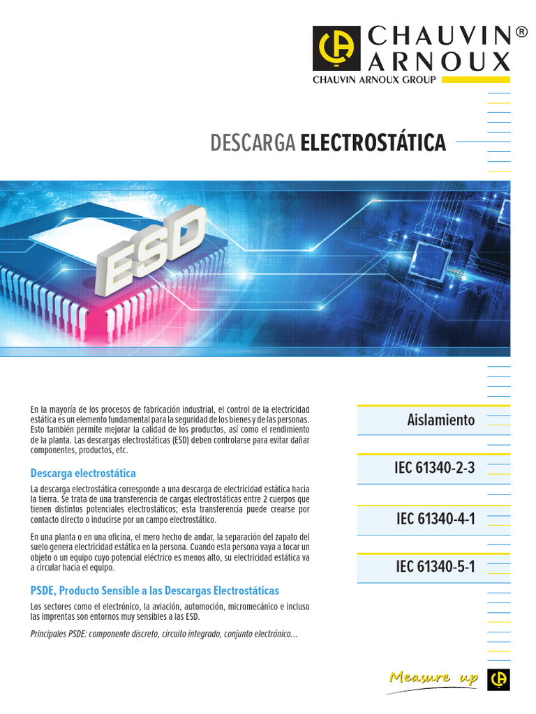 Na Esd Es LD | PDF | Descarga electrostática | Electrostática