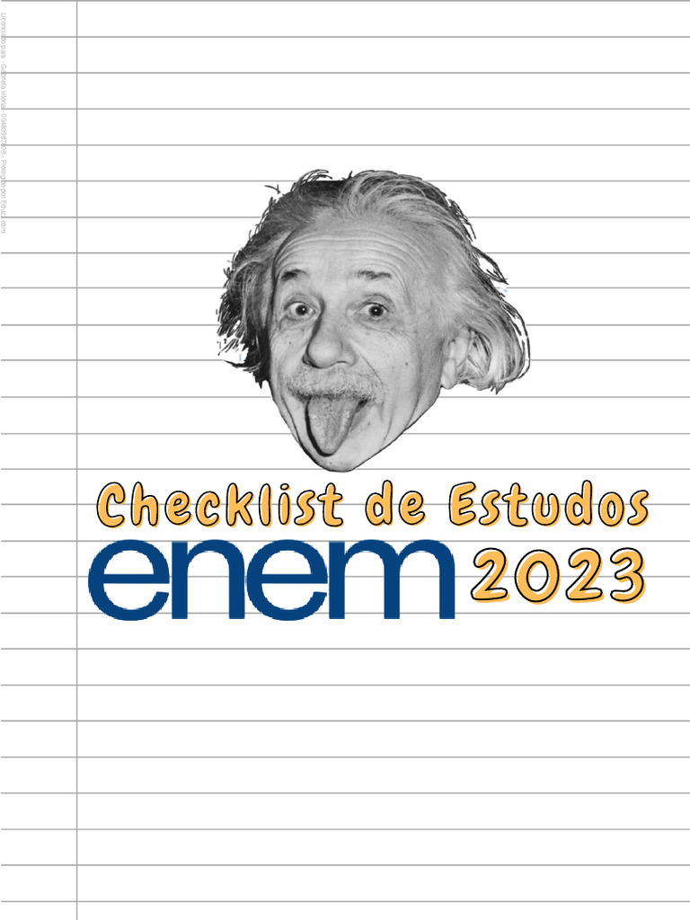Check List Enem 1 Pdf Química Trigonometria