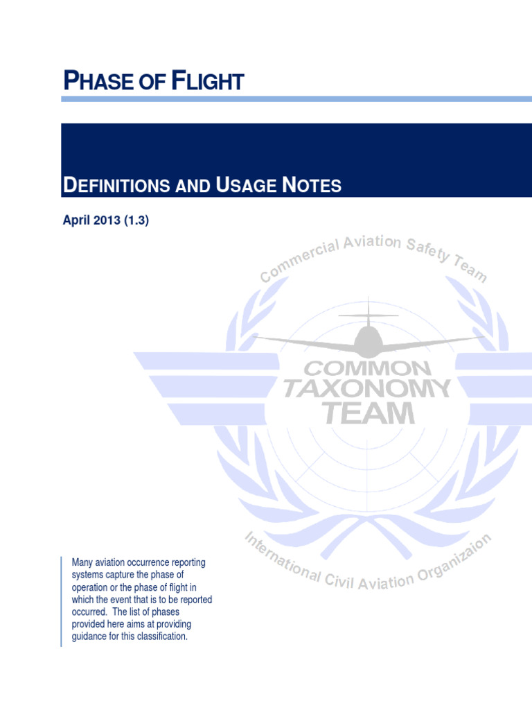 Phase of Flight Definitions | PDF | Instrument Flight Rules | Visual ... Phase of Flight Definitions | PDF | Instrument Flight Rules | Visual ...