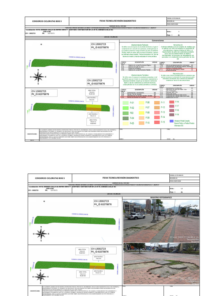 Sector 7 FICHAS TECNICAS AV EL DORADO (CALLE 26) | PDF