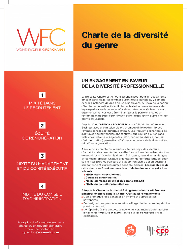 Charte We4She | PDF