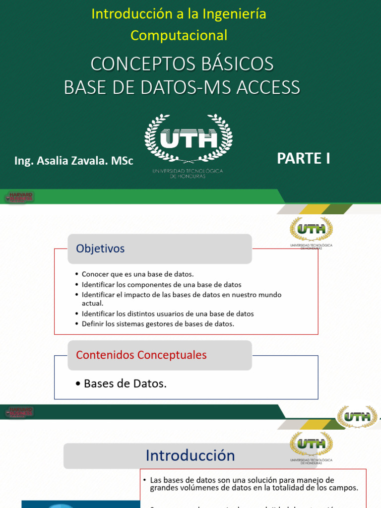 Tema-2 Conceptos Básicos Base de Datos (Parte I) | PDF | Bases de datos | Informática