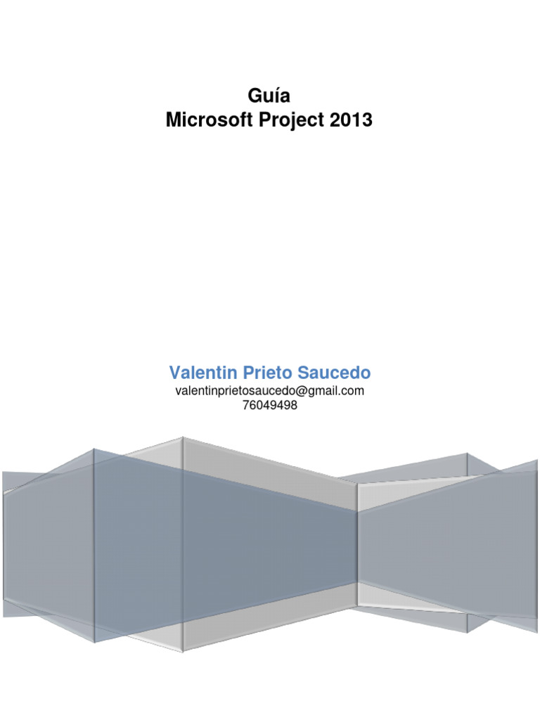 Manual de Microsoft Project 2013 - 2016 | PDF | Microsoft | Software