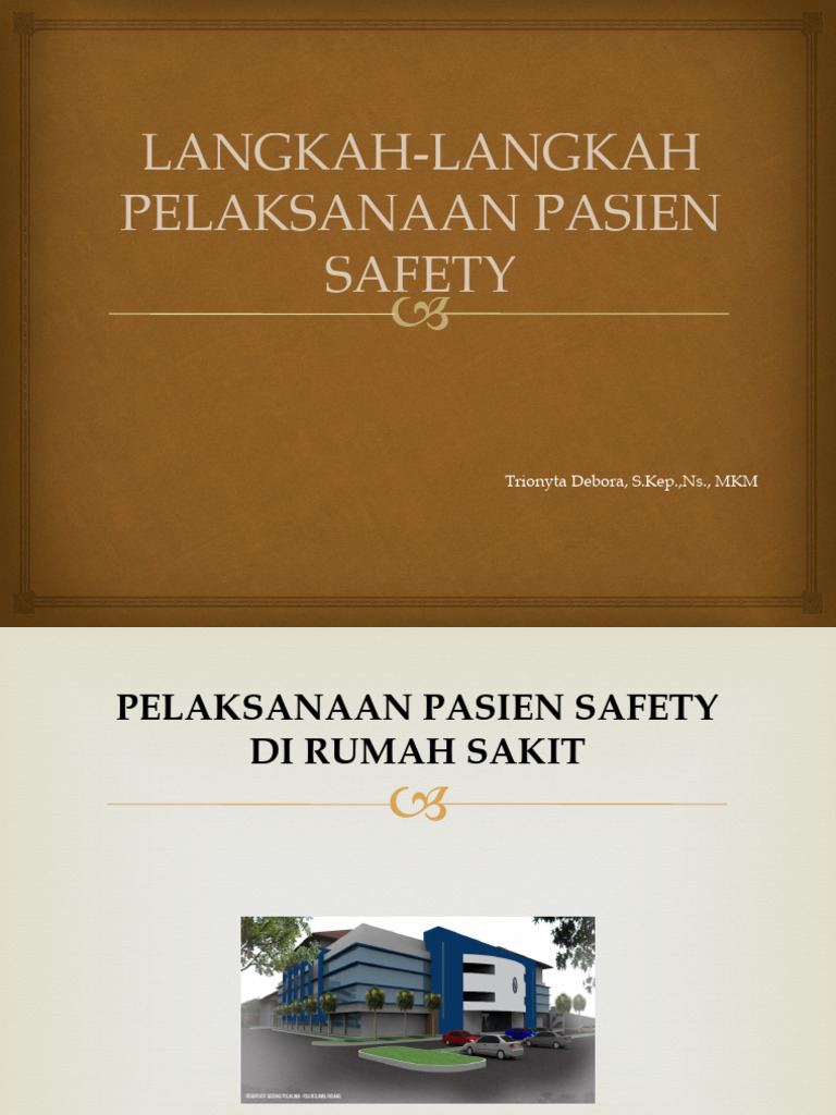 Langkah-Langkah Pelaksanaan Pasien Safety | PDF