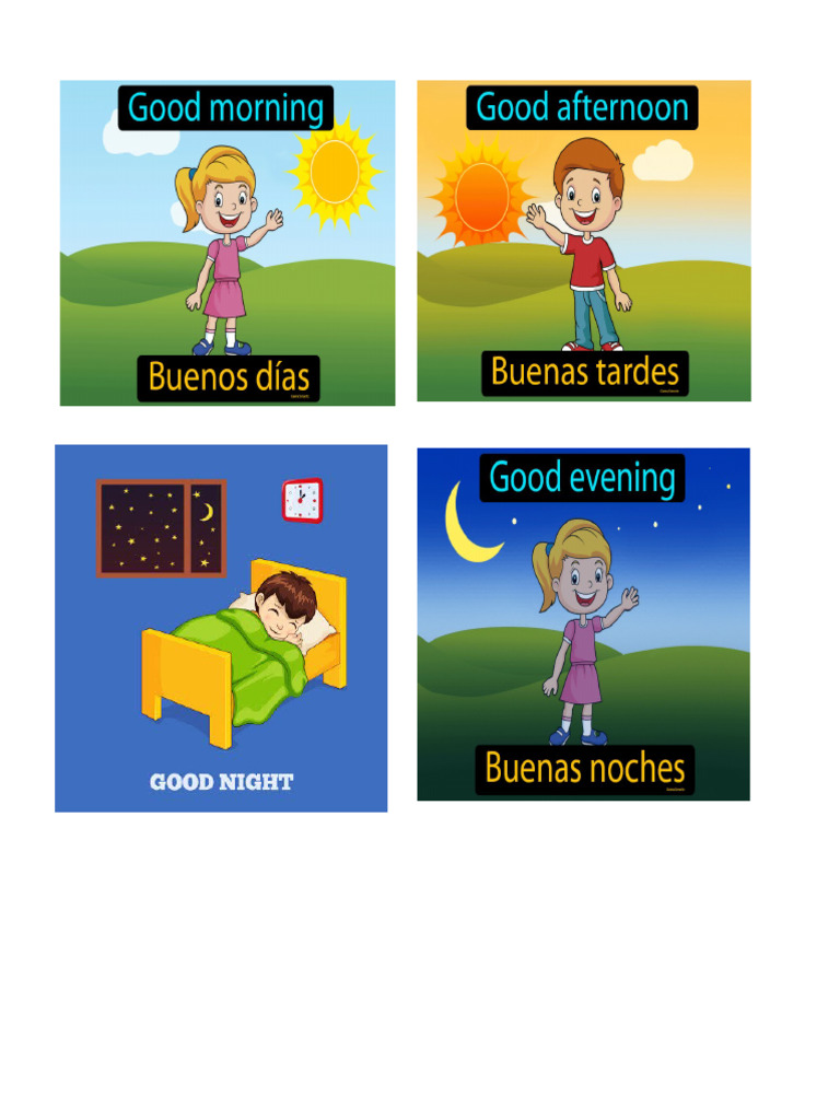 Saludos en Ingles | PDF
