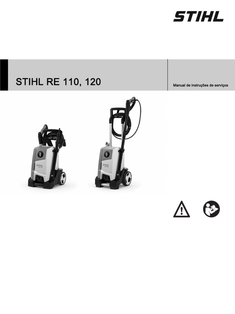 Stihl Re 110 - 120 | PDF | Pressão | Tinta