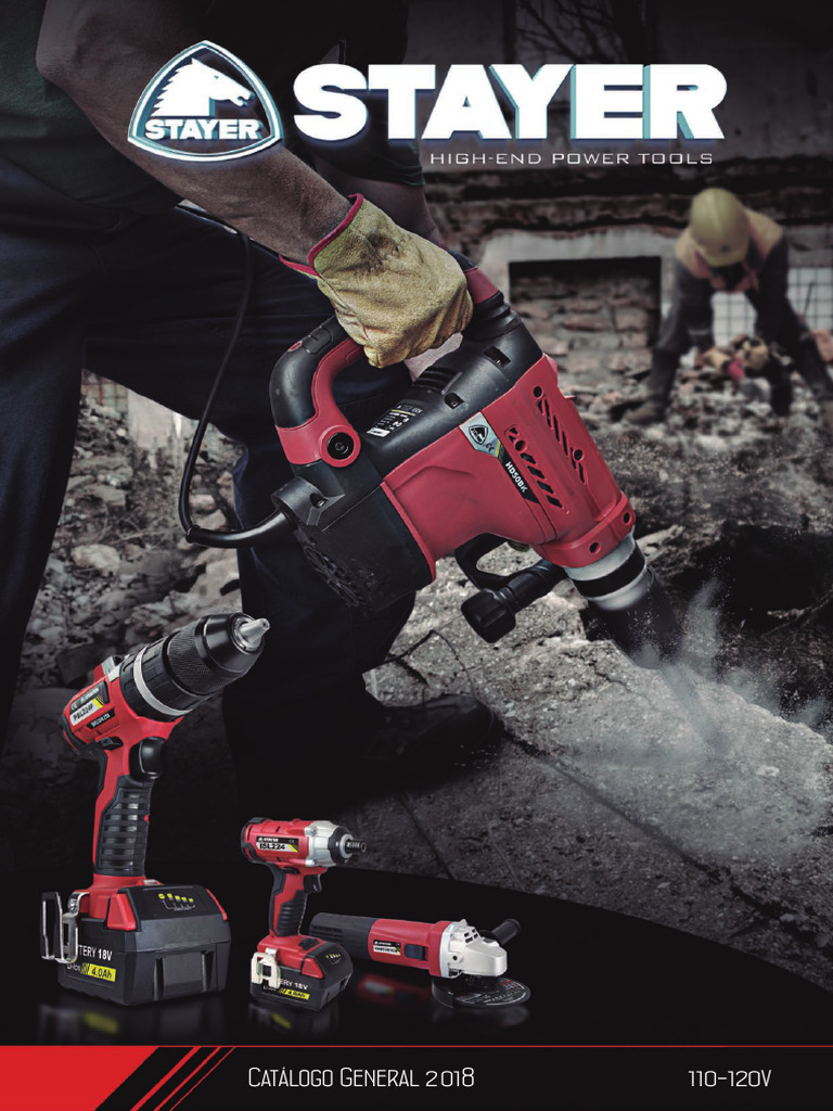 Catalogo-PDF Stayer Herramientas Electricas y Bateria | Descargar gratis PDF | Calidad ...
