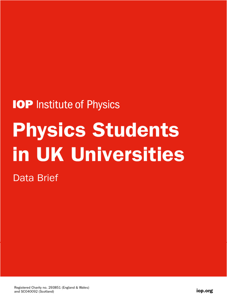 Physics Students in UK Universities HESA Data Brief | PDF | United Kingdom | Undergraduate Education
