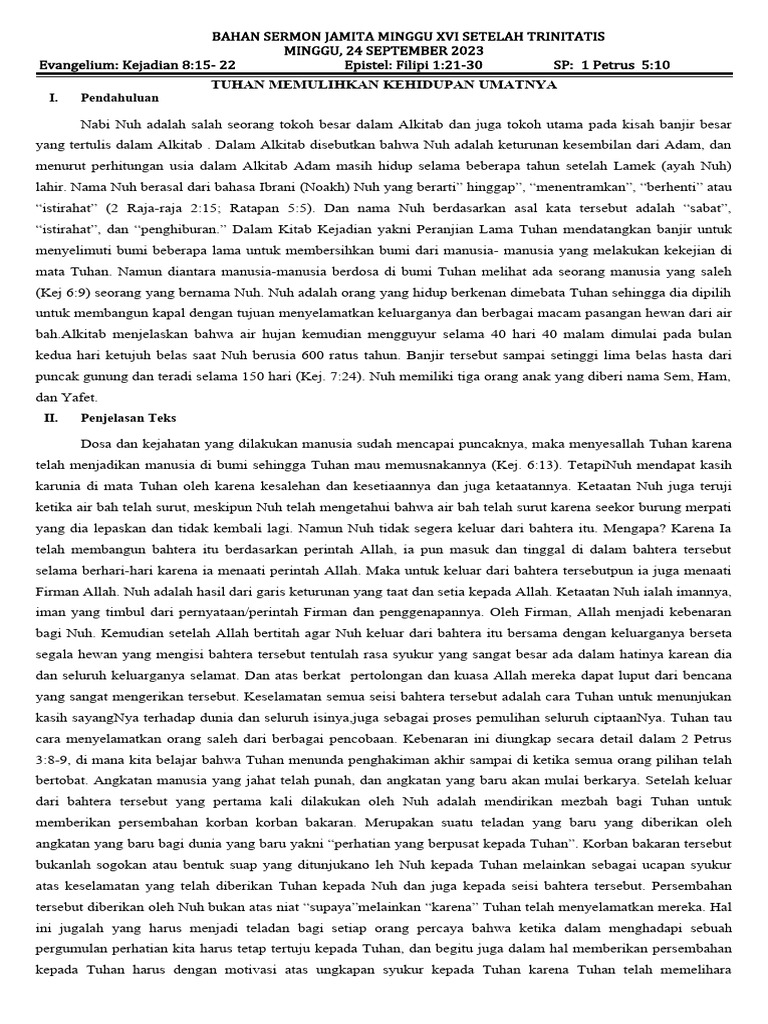 Sermonkuuu | PDF | Filsafat | Kajian Bahasa Asing